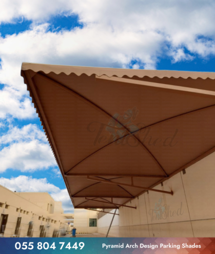 Pyramid Arch Design Parking Shades - Car Parking Shades Suppliers
